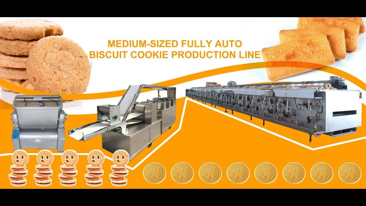 Full-automatic Biscuit & cookie Production Line cookie making machine