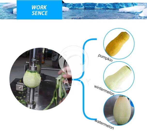 Watermelon Peeling Machine with Good Peeling Effect